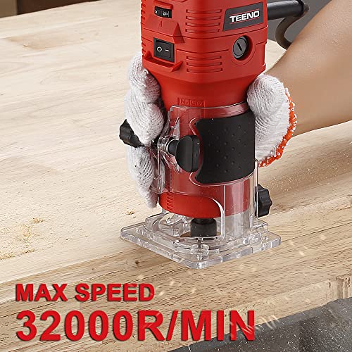 Snapklik.com : TEENO Wood Router, 650W 110V Compact Router Tools For ...