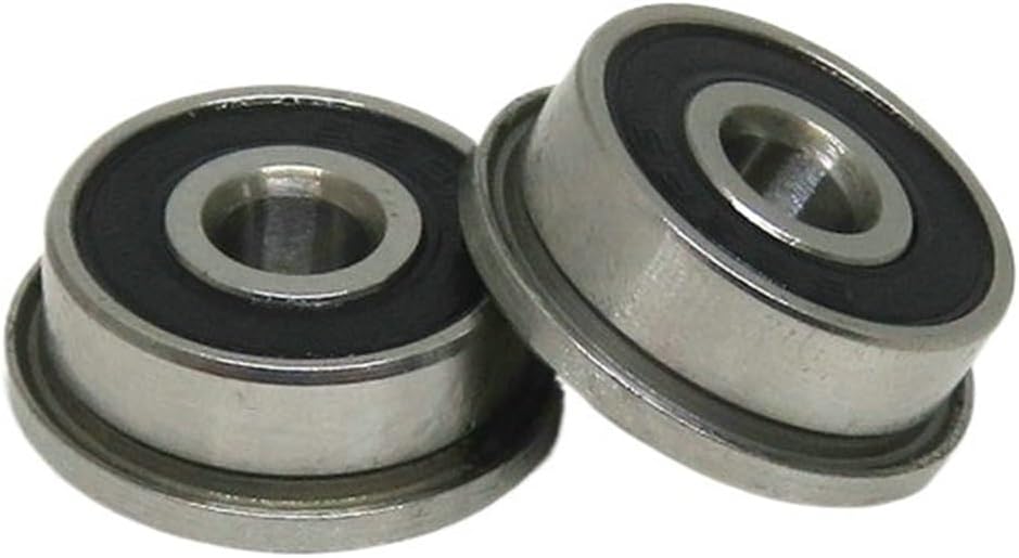 Amazon.com: 10 Pieces F623 2RS 3x10x4 Flange Bearing 623RS F623RS 3 ...