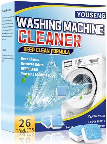 Amazon.com: Washing Machine Cleaner Descaler 24 Pack - Deep Cleaning ...