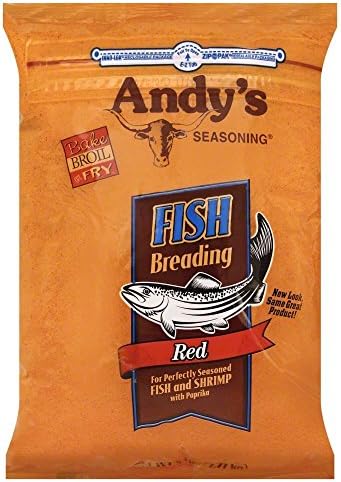 Amazon.com : Andy's Breading Fish Red (Package of 6) : Gourmet Seasoned ...