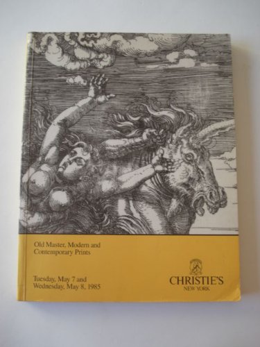 Old Master, Modern and Contemporary Prints Christies New York Catalogue ...