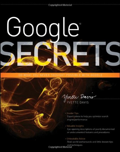 Google Secrets: Davis, Yvette: 9781118026656: Amazon.com: Books