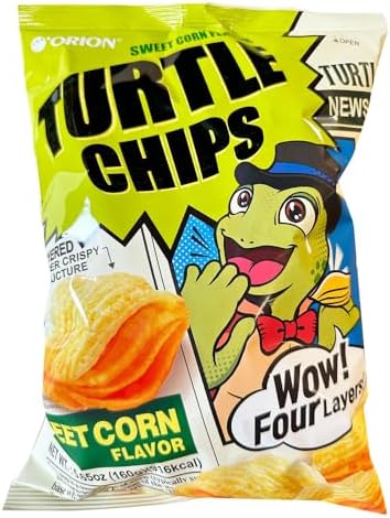 Amazon.com: Korean Orion New Four Layers Turtle Chips Corn Soup Flavor ...