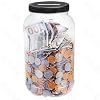 Amazon.com: Yamahiko Large Clear Coin Bank Jar with Slotted Lid, One ...