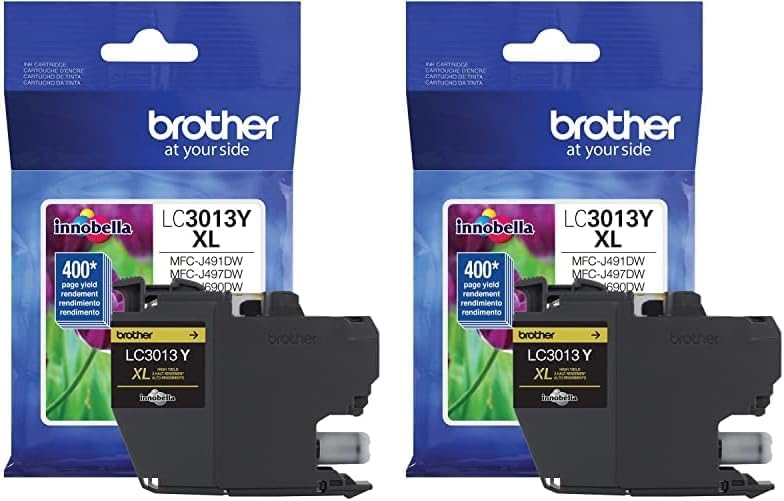 Amazon.com: Brother Printer LC3013Y Single Pack Cartridge Yield Up to ...