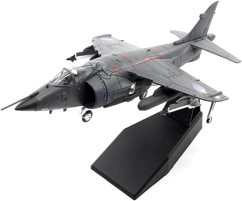 Amazon.com: 1:72 Scale Malvinas War Harrier Jump Fighter Jet Model ...
