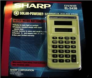Sharp EL243B Solar Calculator : Buy Online at Best Price in KSA - Souq ...