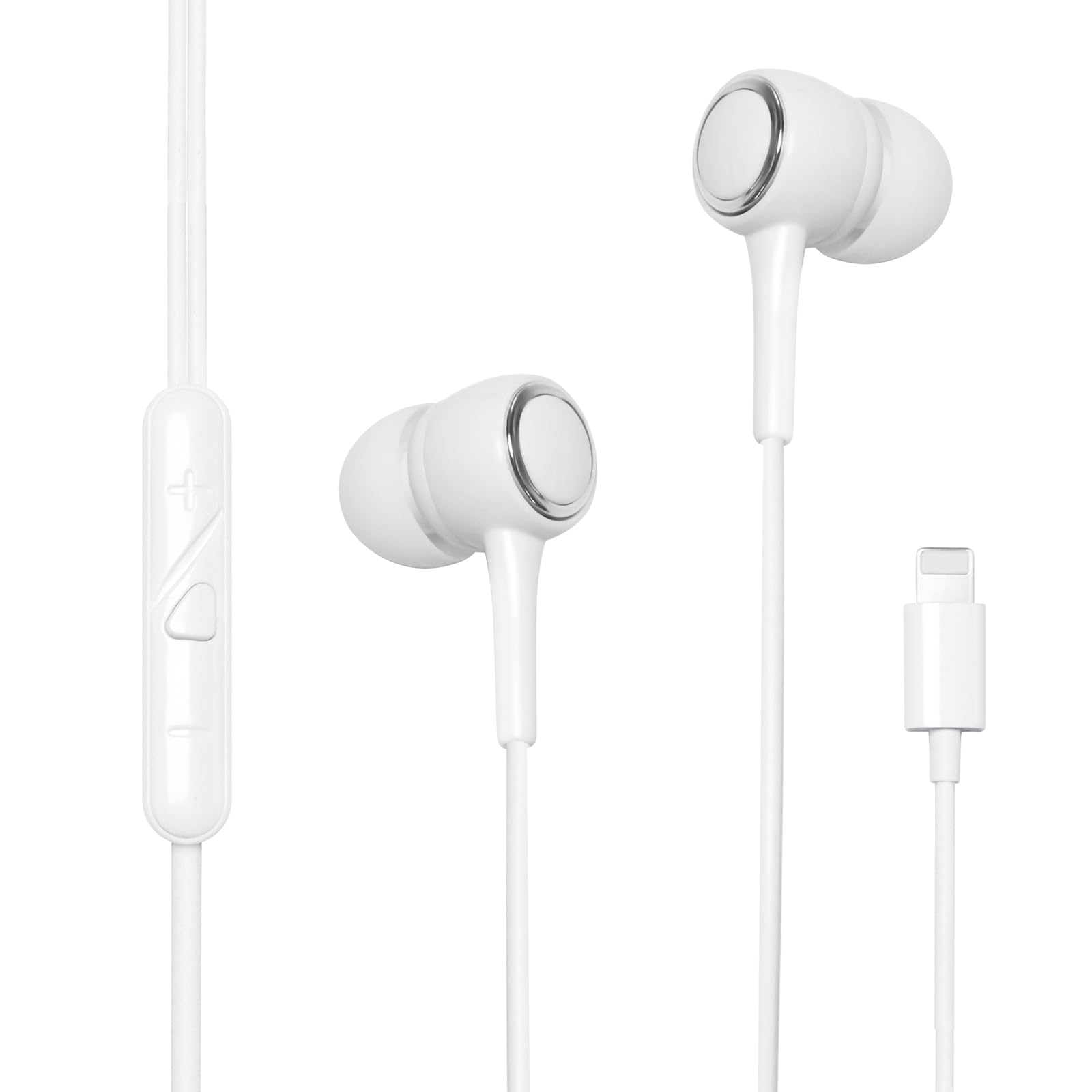 Amazon.com: AWINEY Wired Headphones for iPhone,Earbuds Built-in ...