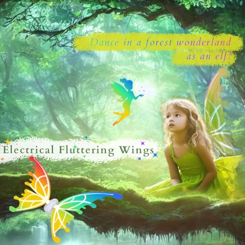 Gugxiom Electrical Butterfly Wings Moving Wings, Butterfly Wings ...
