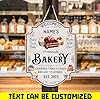 Amazon.com: WODORO Custom Bakery Wood Sign (Not Carved or Neon ...