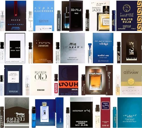 Amazon.com : JRoBeauty Men's Popular Designer Fragrance Sampler (6 ...