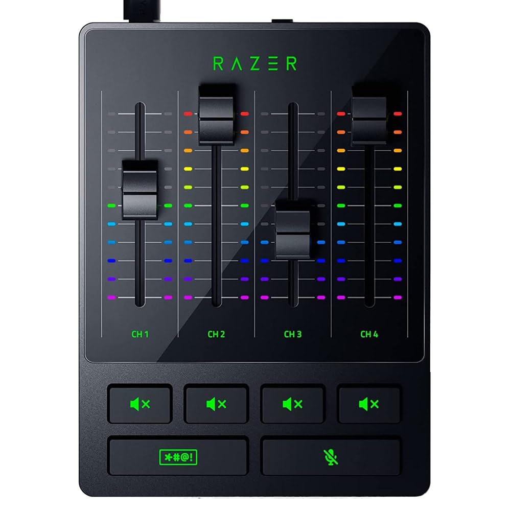 Razer Audio Mixer - Mixer Streming (Mixer audio analogico, interfaccia ...