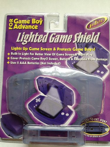 Amazon.com: Game Boy Advance Lighted Game Shield- Glacier : Video Games