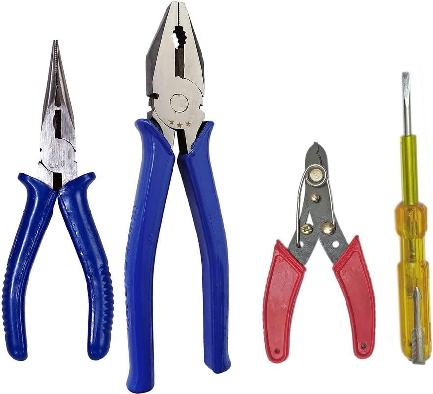 Inditrust Heavy duty Plier wire cutter Nose Plier and electric tester ...