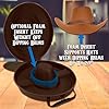 Amazon.com: CASEMATIX Cowboy Hat Box - Portable Hat Storage for Brims ...