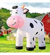 Amazon.com: DomKom 9FT Christmas Giant Clydesdale Horse Inflatables ...