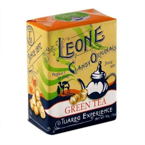 Amazon.com : Pastiglie Leone Green Tea Flavor Candy Mints In Retro Box ...
