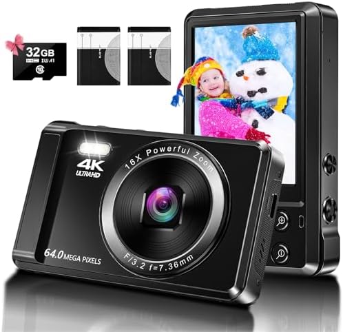 Amazon.com : Digital Camera - 4K 44MP UHD Digital Cameras for ...
