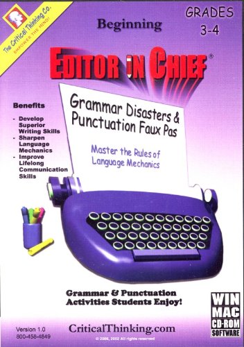 Editor in Chief, Beginning: Grammar Disasters & Punctuation Faux Pas ...