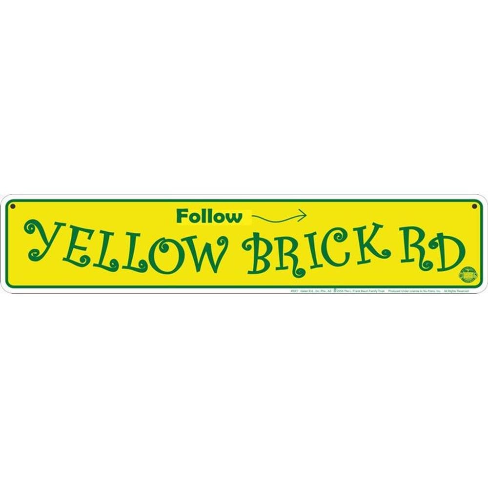 Amazon.com: Signs 4 Fun Decorative Street Sign | Yellow Brick Road | 24 ...
