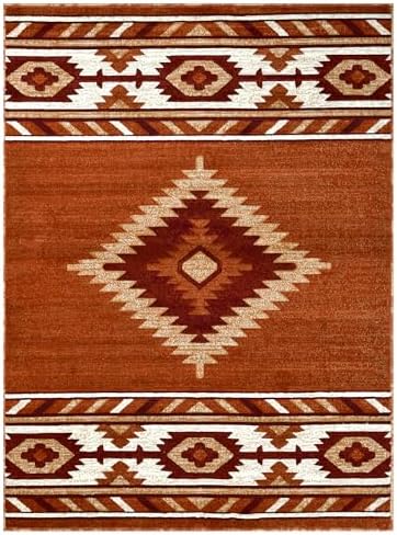 Amazon.com: Rustic Lodge, Southwestern 2x8 Area Rug, 2'3"x7'7" Multi ...