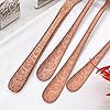 Amazon.com | A · HOUSEWARE Vintage Flatware Copper/Rose Gold Floral ...