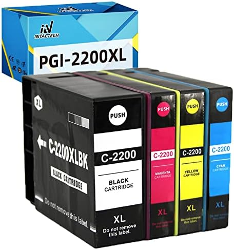 Amazon.com: PGI-2200XL Ink Cartridges 4-Pack Compatible 2200 Ink ...