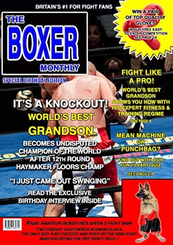 Personalised Men's Boxer Boxing Funny Spoof Birthday Greeting Card ...