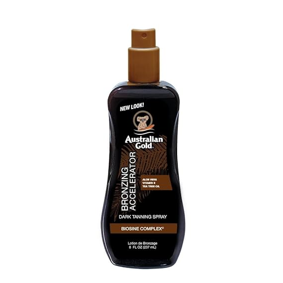 Amazon.com : Australian Gold Dark Tanning Accelerator Spray Gel With ...