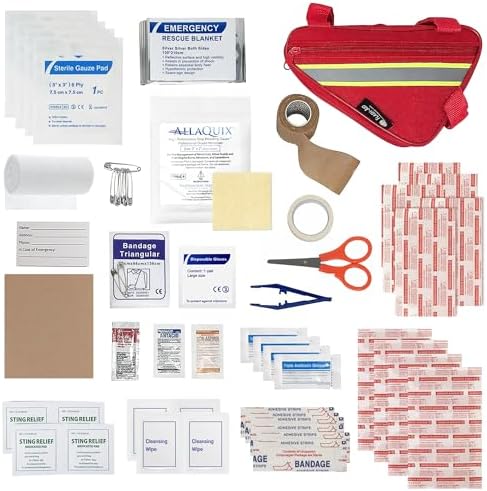 Amazon.com: Cycling First Aid Kit - IFAK for Bikes with AllaQuix Stop ...