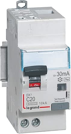 Legrand 2P 20 A RCD Switch, Trip Sensitivity 30mA : Amazon.co.uk: DIY ...