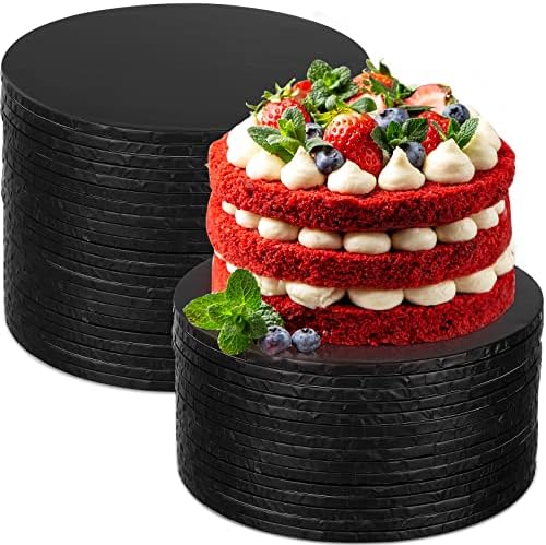 Amazon.com | Zopeal 20 Pcs 12 Inch Round Cake Drum Round Boards ...