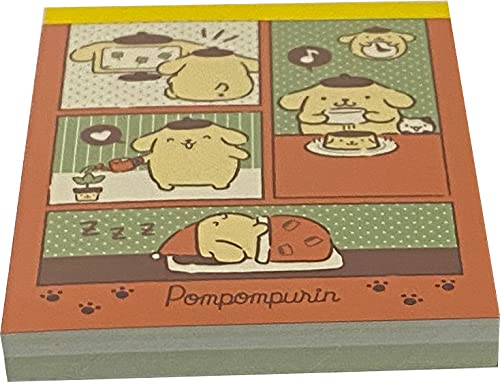 Sanrio PomPomPurin Mini Block Notepad Small Size Memo Pad Paper 2design ...