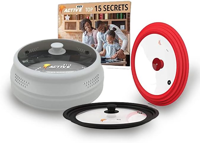Amazon.com: Universal Lids and Microwave Splatter Cover Bundle ...