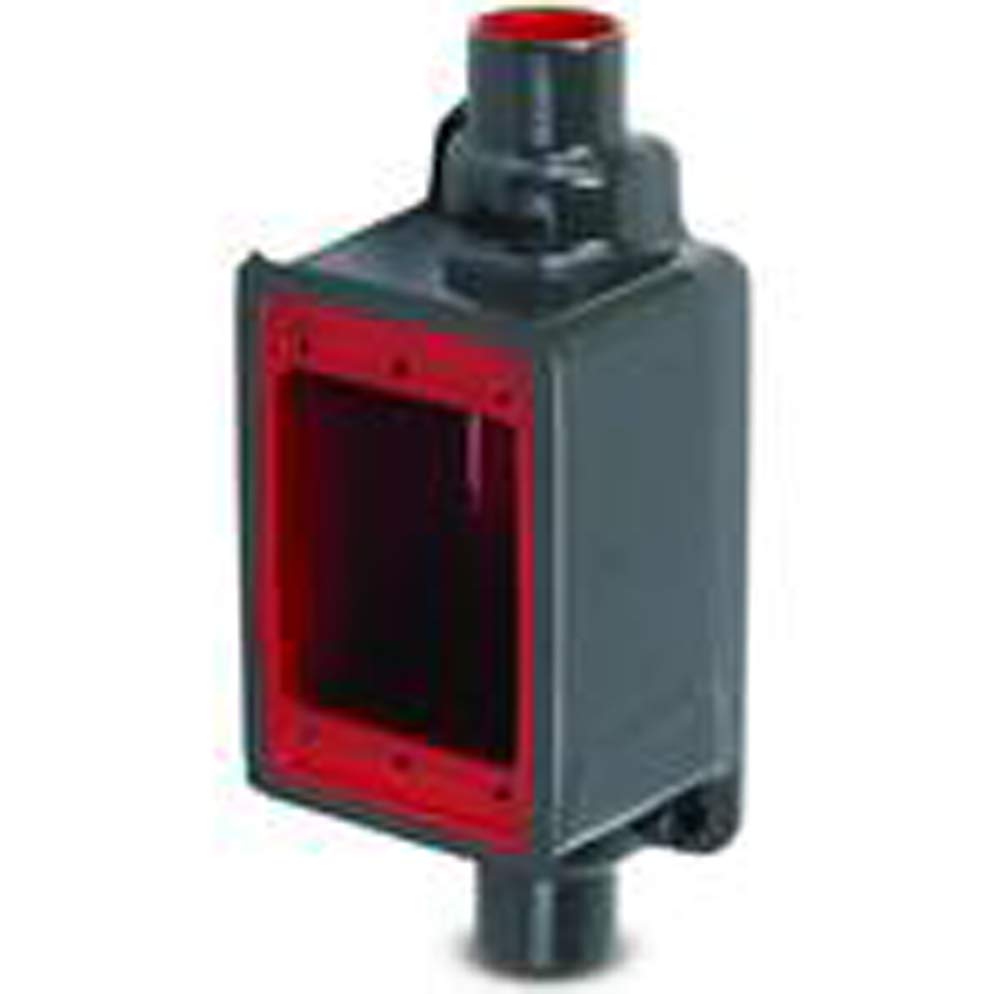 Plasti-Bond PRFSC2 3/4", 1-Gang, PVC Coated Through Feed Shallow Box ...