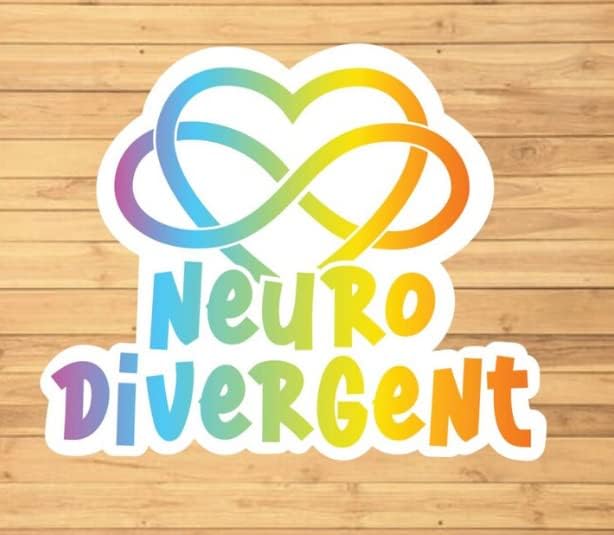 Amazon.com - Kramer Neurodivergent Sticker for Car Vinyl Decal Water ...