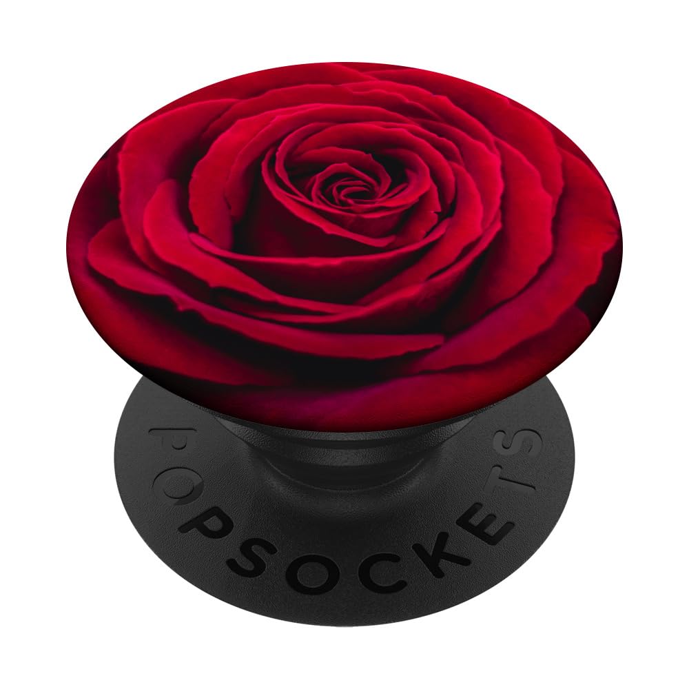 Amazon.com: Red Rose Flower Floral PopSockets Adhesive PopGrip : Cell ...