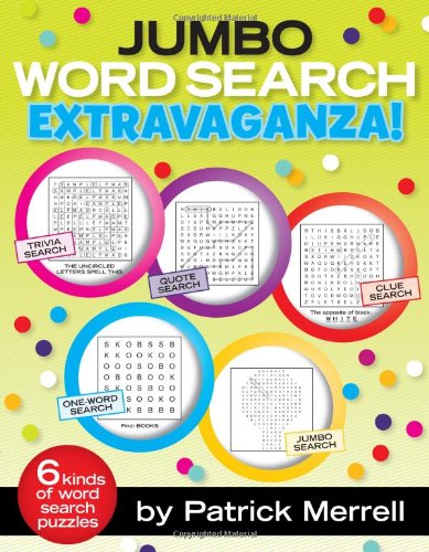 Jumbo Word Search Extravaganza!: Merrell, Patrick: 9781603208796 ...