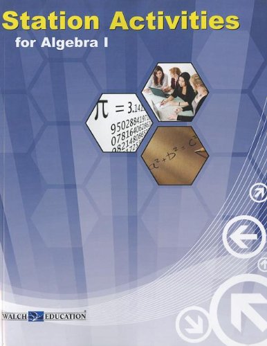 Amazon.com: Station Activities for Algebra 1 NCTM: 9780825162237: Walch ...