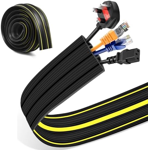 Amazon.com: 10Ft Floor Cable Cover, Cord Covers for Wires on Floor ...