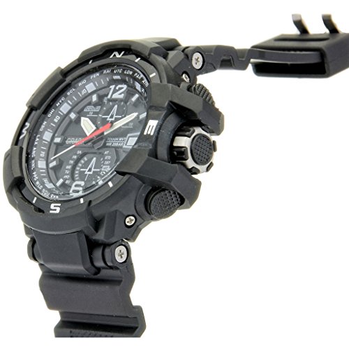 Grabito Men's Black Rubber Watch : Amazon.in: Fashion