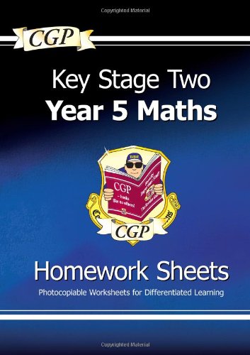 KS2 Maths Homework Sheets - Year 5: Amazon.co.uk: CGP Books, CGP Books ...