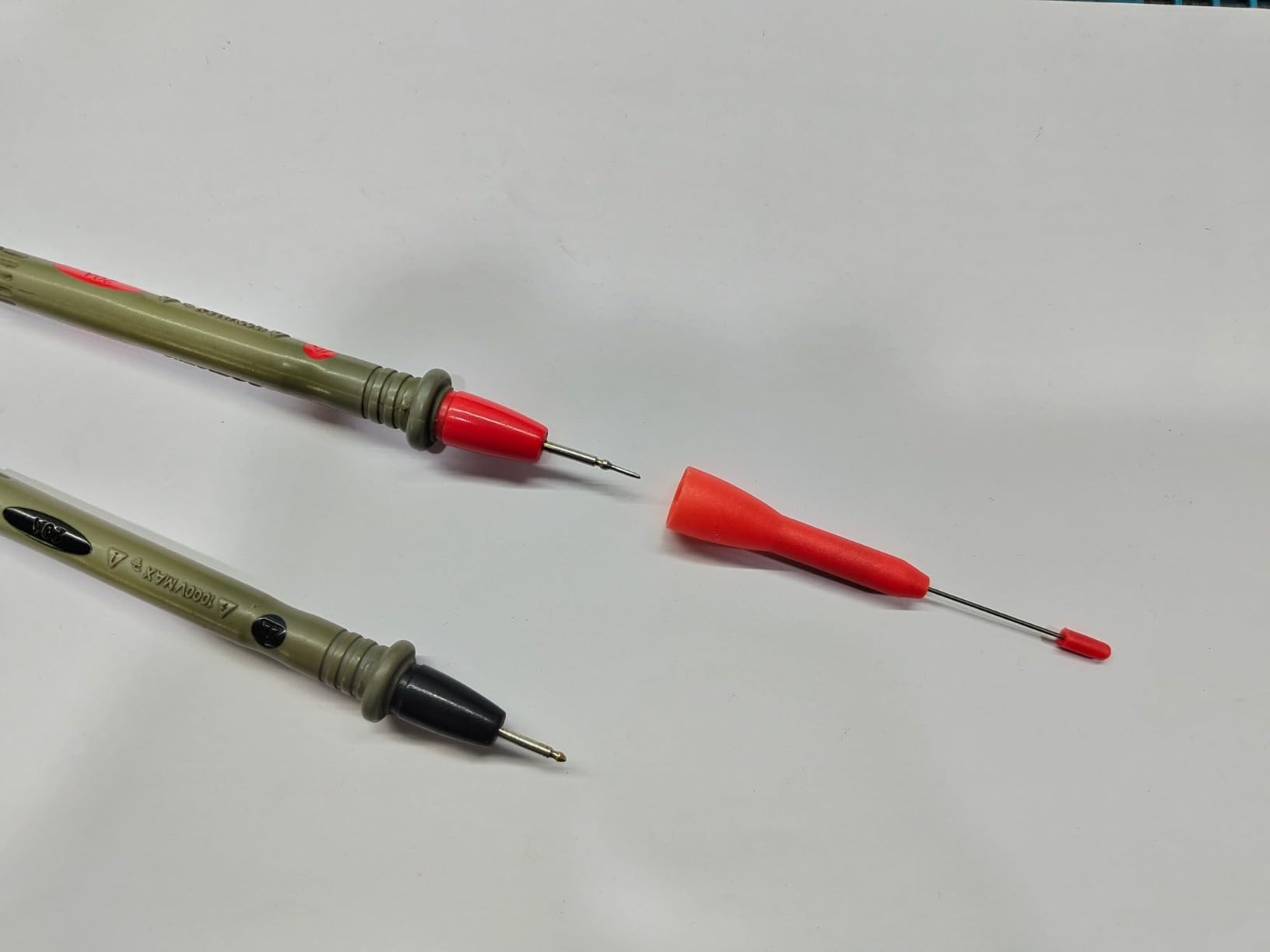 amiciTools Needle Attachment for Test Probes, 600V/10A Non Destructive ...
