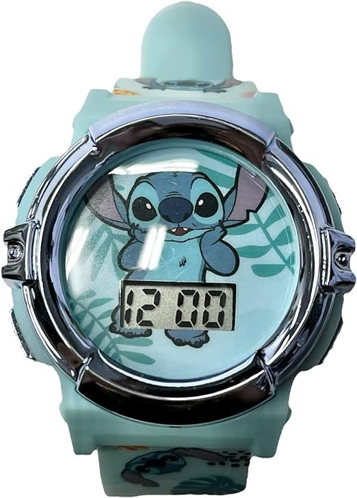 Kids Disney Lilo and Stitch Blue Digital LCD Quartz Childrens Wrist ...