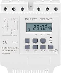 Three Phases 380V Digital Timer Switch Electric Programmable Timer ...