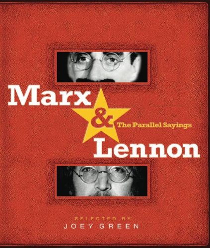Marx & Lennon: The Parallel Sayings: Amazon.co.uk: Books