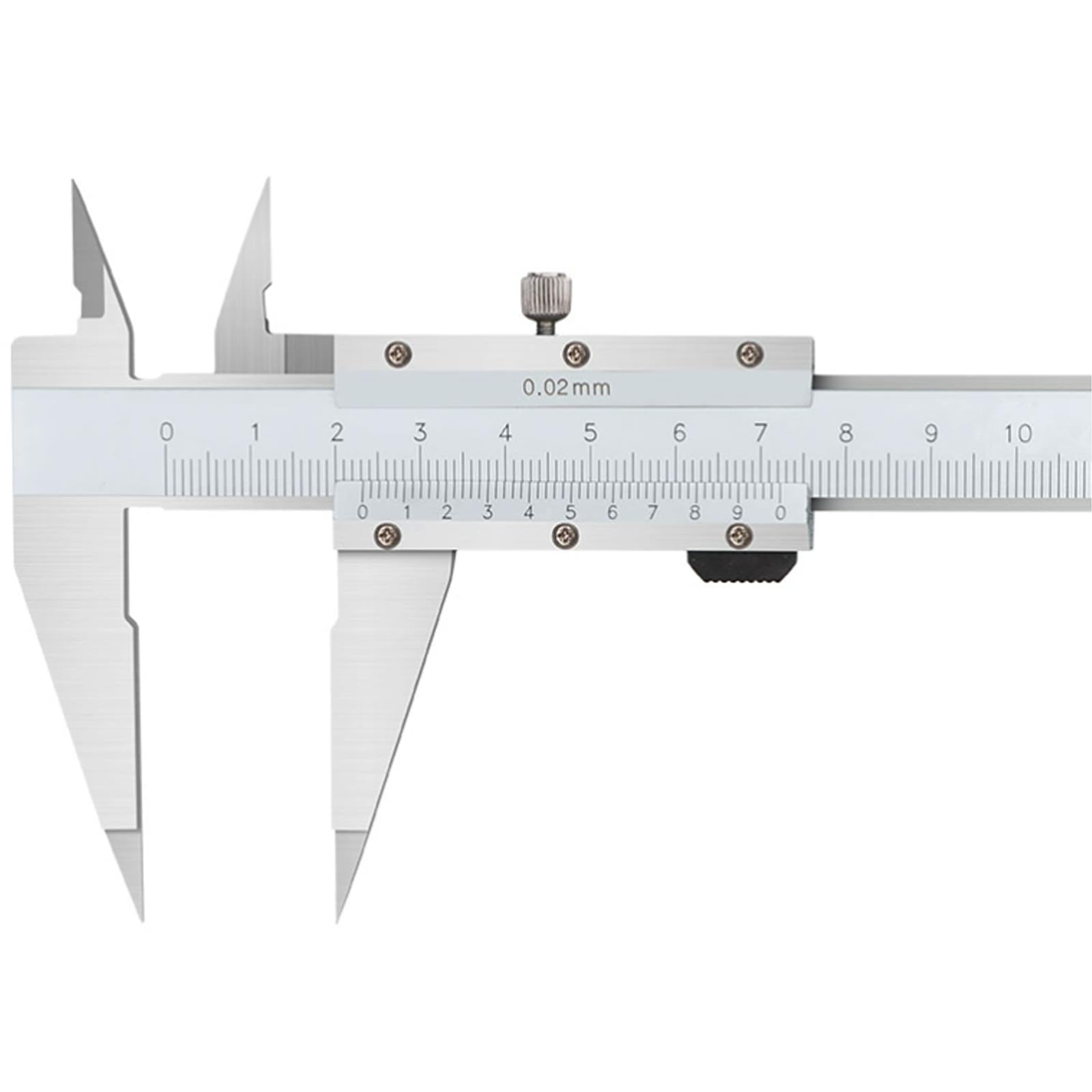 Point Vernier Caliper Metric 0-6 Inch/150 mm Stainless Steel Body ...