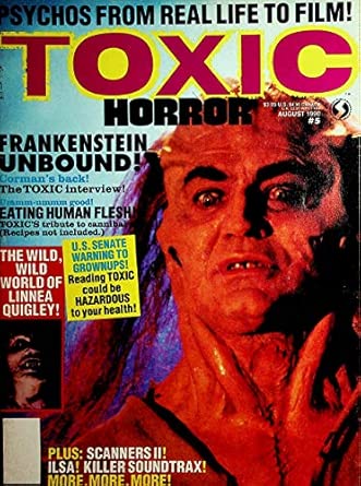 Toxic Horror Magazine Frankenstein Unbound/ World Of Linnea Quigley #5 ...