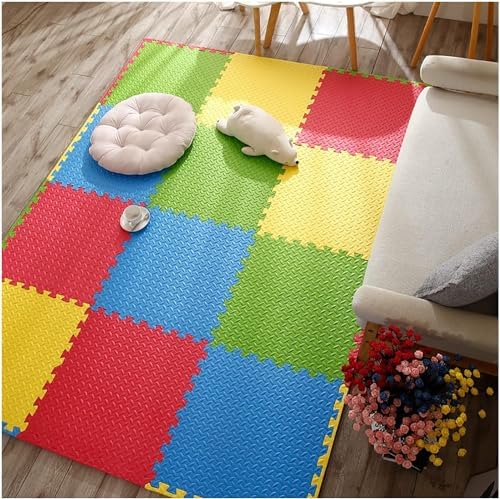 Reznor 12mm Thick Interlocking EVA Foam Padding Kids Play Mat Floor ...