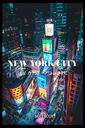 New York City Times Square Manhattan Skyline Journal Notebook Souvenir ...